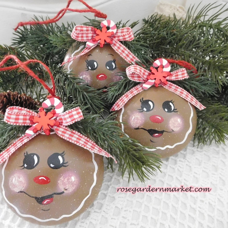 Gingerbread Faces - Etsy