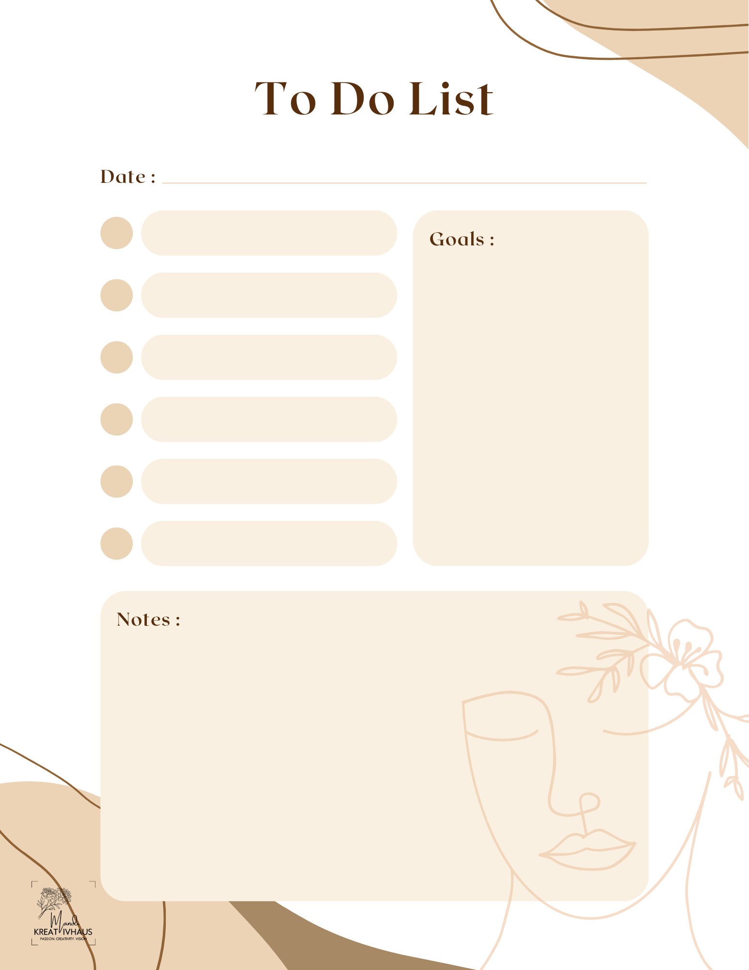 Printable to Do List | Daily to Do List| Boho Vibes | PDF | Planner ...