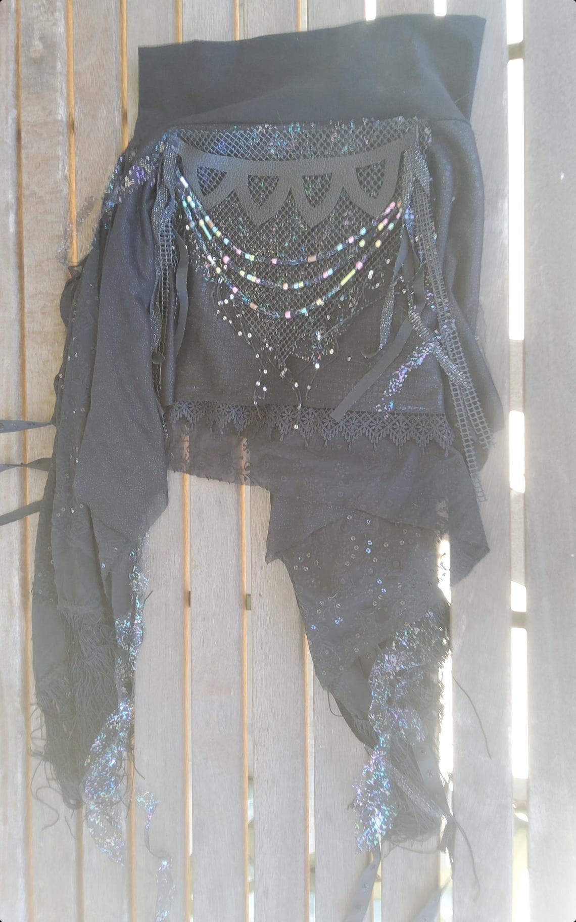 Pastel Goth Black Lotus Holo Candy Shimmer Carousel Festival Skirt - Etsy