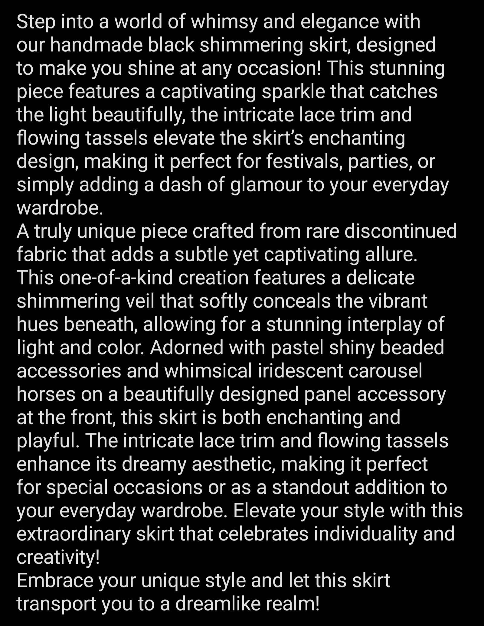 Pastel Goth Black Lotus Holo Candy Shimmer Carousel Festival Skirt - Etsy
