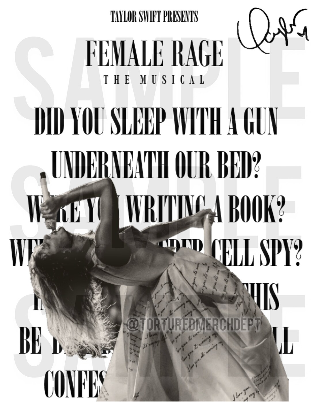 The Smallest Man Who Ever Lived Inspired Sticker TTPD Tortured Poets ...