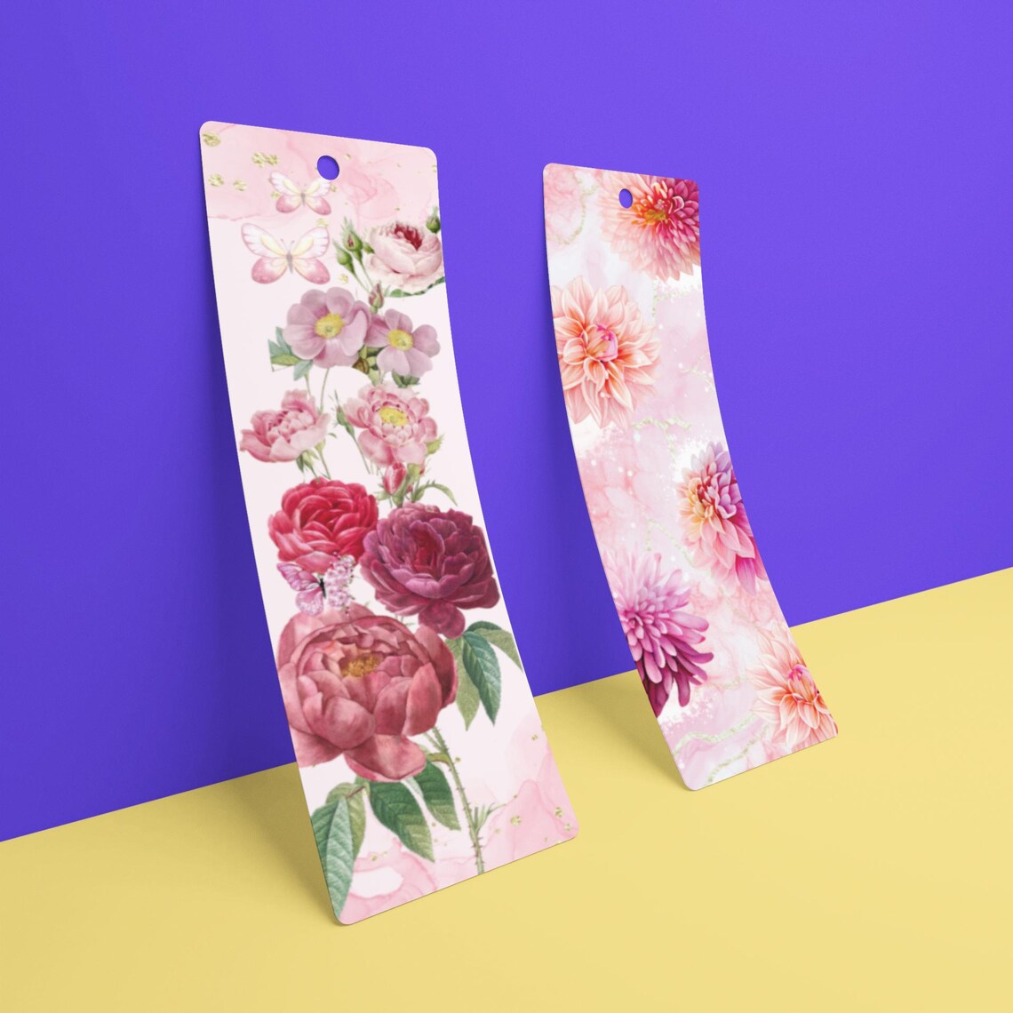 Flower Printable Bookmarks for Book Lovers, A Garden Between Pages ...