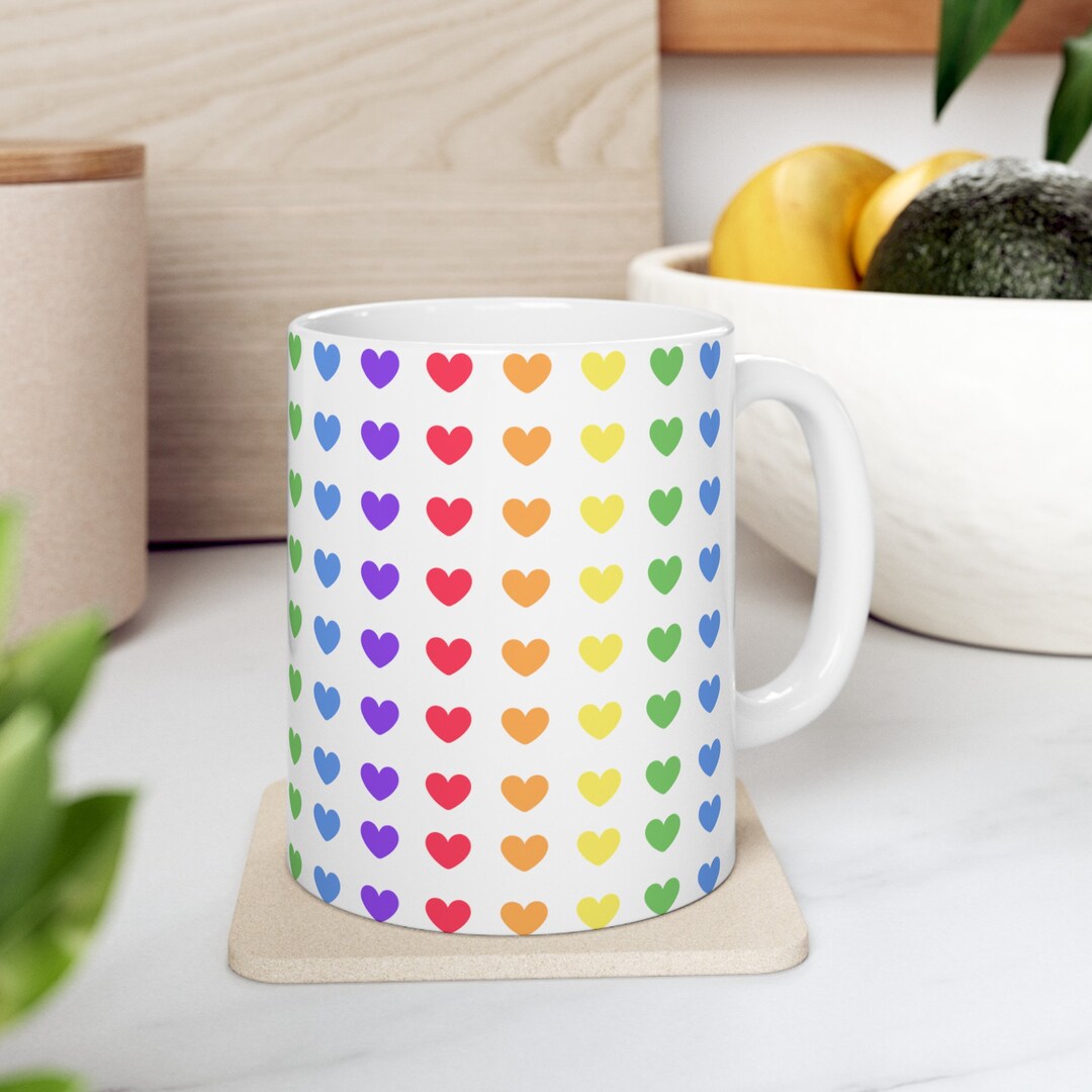 LGBT Mug, Rainbow Mug, Pride Mug, Pride Month, Pride Mug, Handmade ...