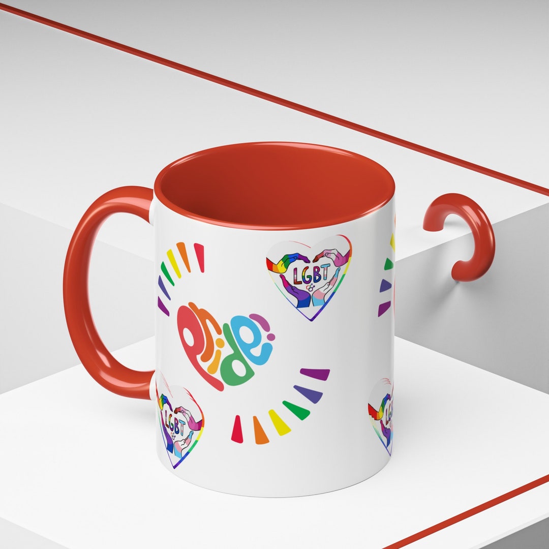 LGBT Mug, Rainbow Mug, Pride Mug, Pride Month, Pride Mug, Coffee Mug ...