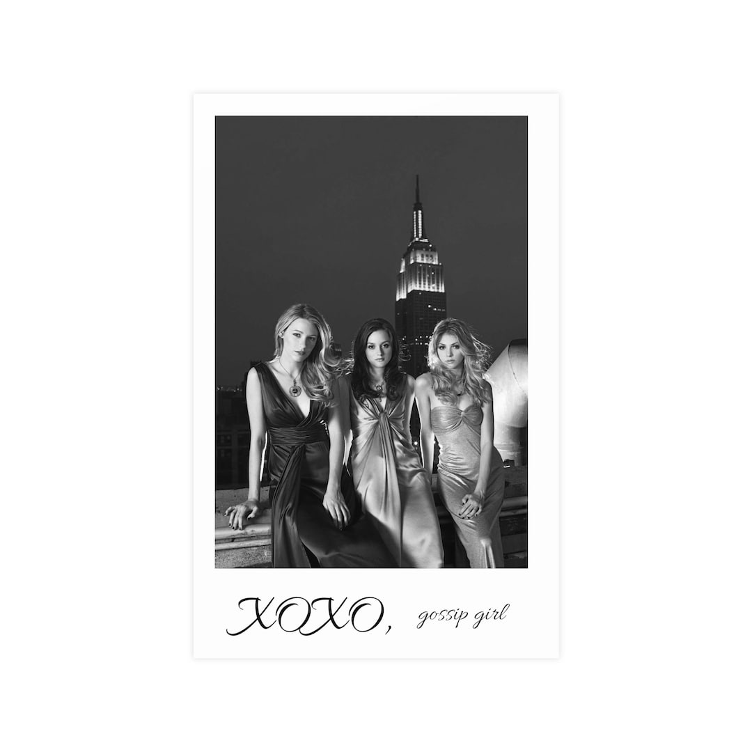 XOXO, Gossip Girl NYC Aesthetic Vertical and Horizontal Matte Posters ...