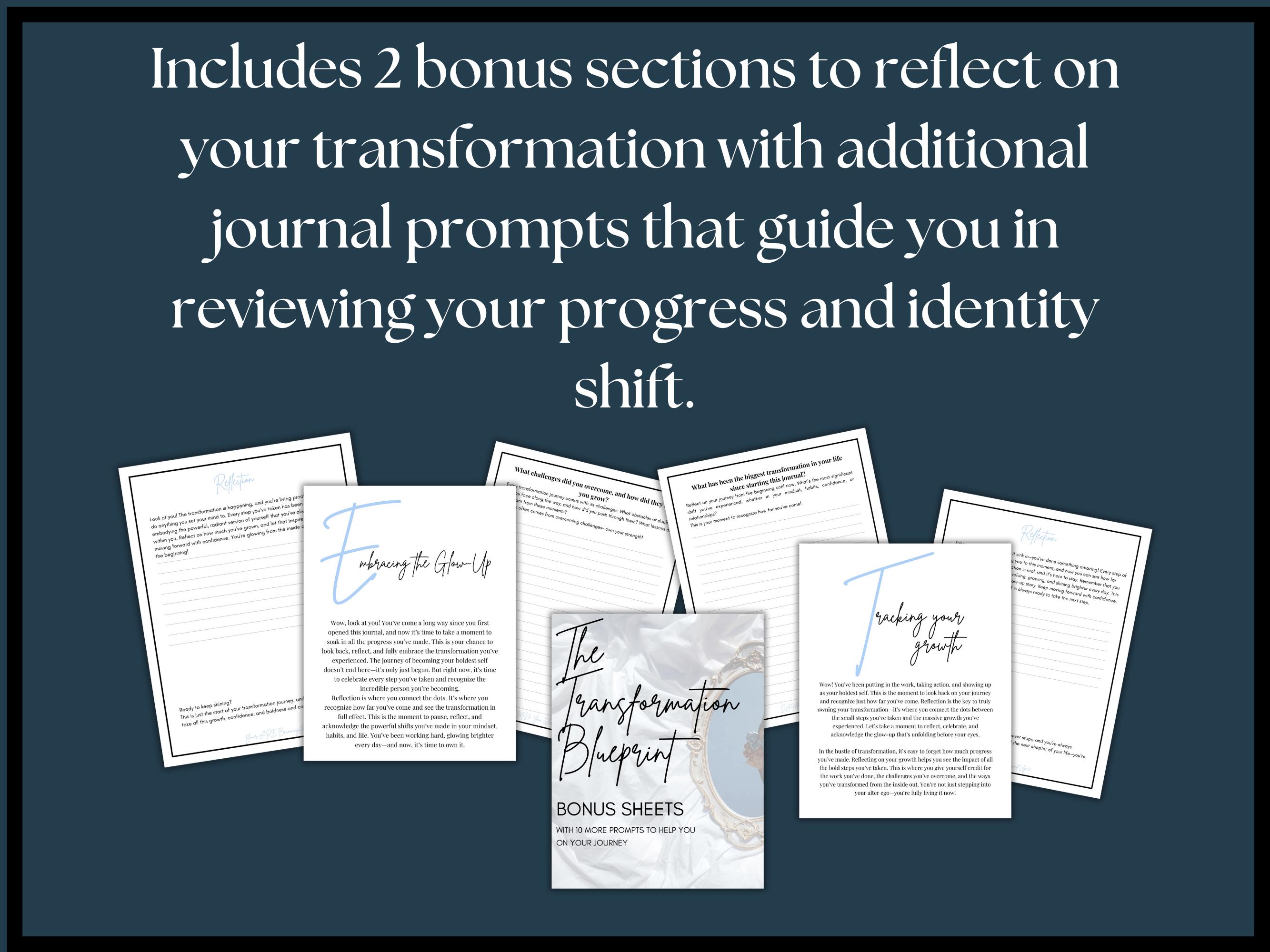 Transformation Blueprint PDF Journal | Empower Your Why | Identity ...