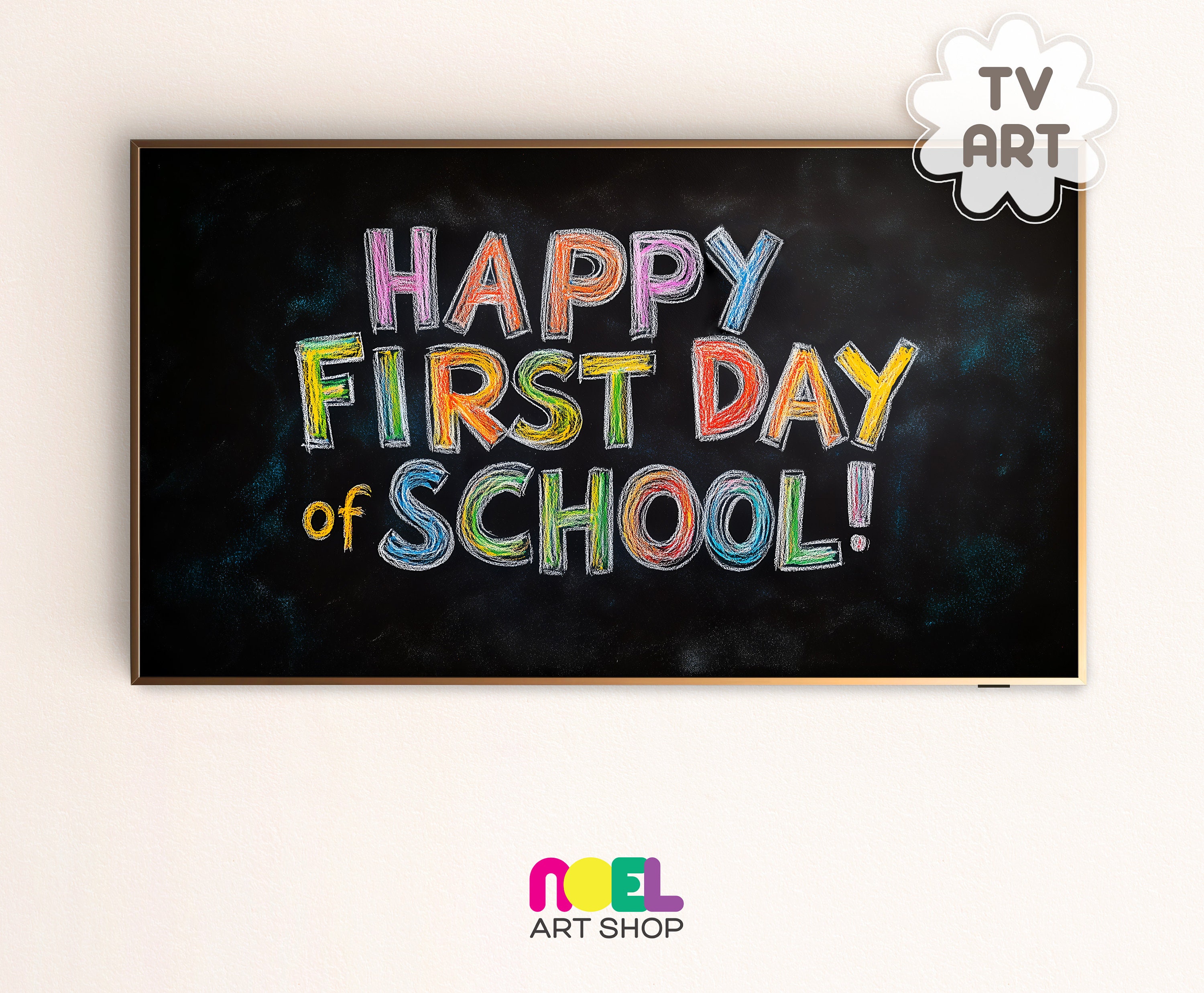 TV Art | Samsung Frame TV Back to School Sign Digital Fall Teacher ...