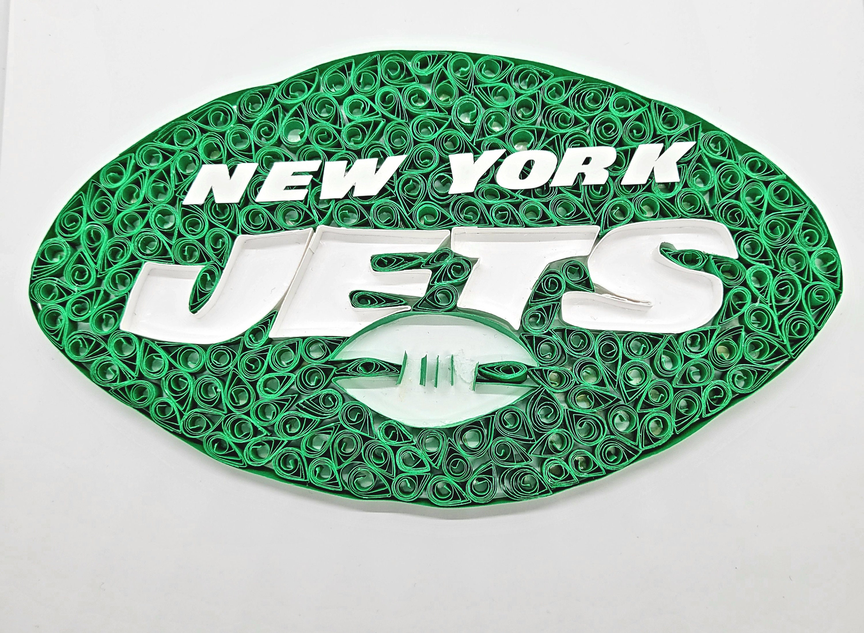 NY Jets Wall Art paper Quilling - Etsy