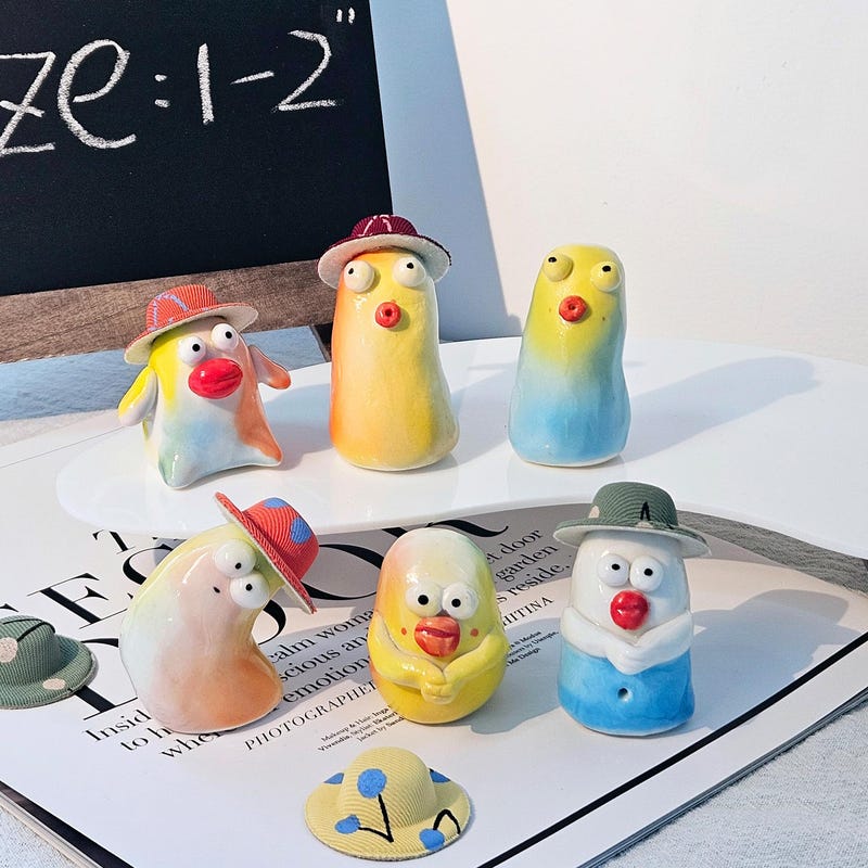 Cute Desktop Figurines - Etsy UK