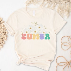 Zumba Flower Tank Top, Zumba Workout Shirt, Zumba T-shirt, Zumba Wear ...