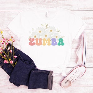 Zumba Flower Tank Top, Zumba Workout Shirt, Zumba T-shirt, Zumba Wear ...