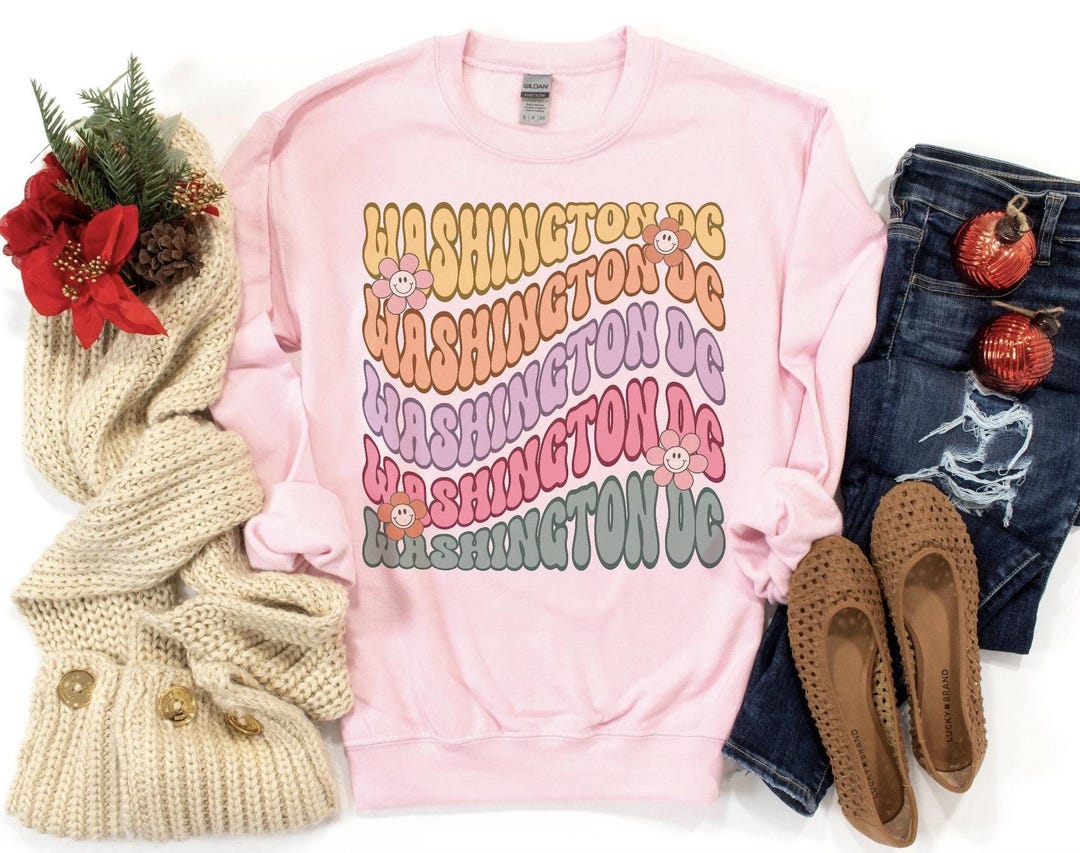 Washington DC Sweatshirt, Washington DC Shirt, State Sweatshirt ...