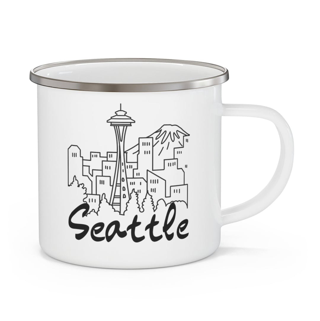 Seattle Mug, Skyline Mug, State Mug, Cute Seattle Mug, Seattle Coffee ...