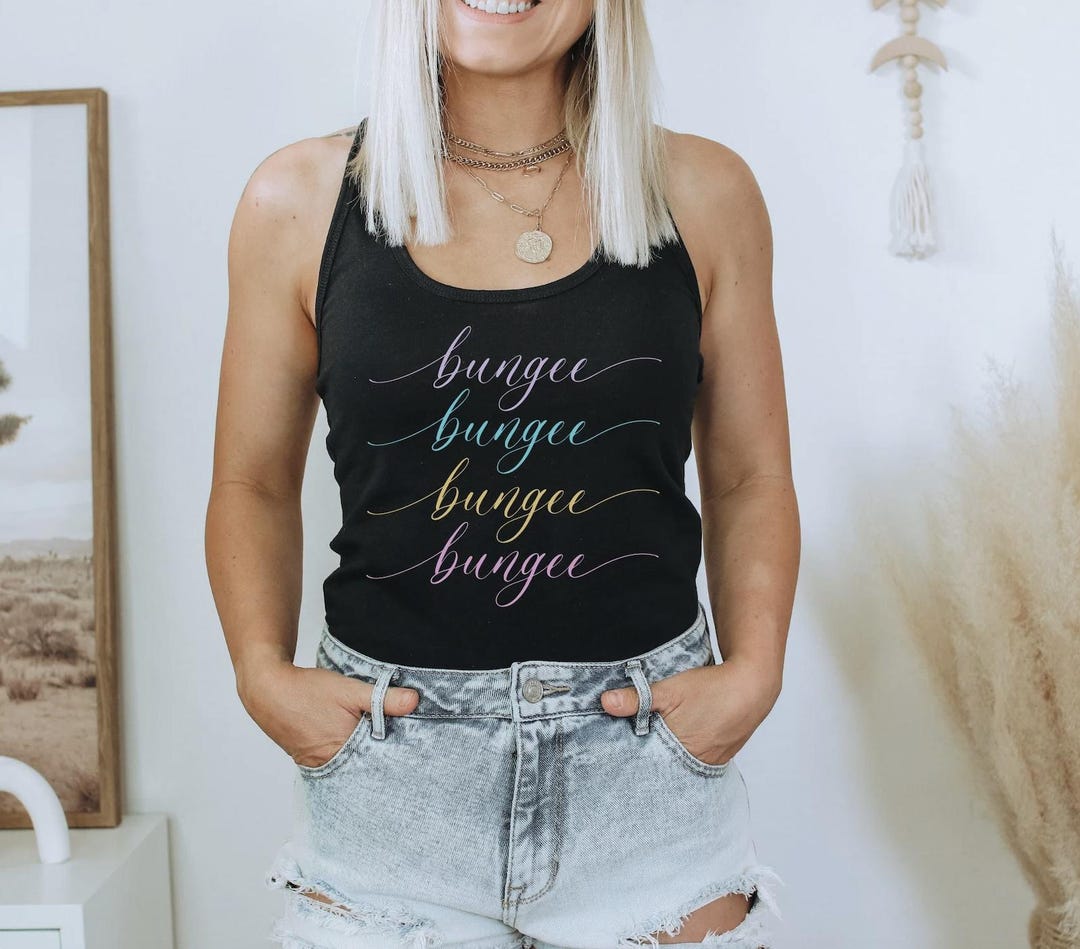 Bungee Tank, Workout Tank, Bungee Tank Top, Bungee Shirt, Fitness Shirt ...