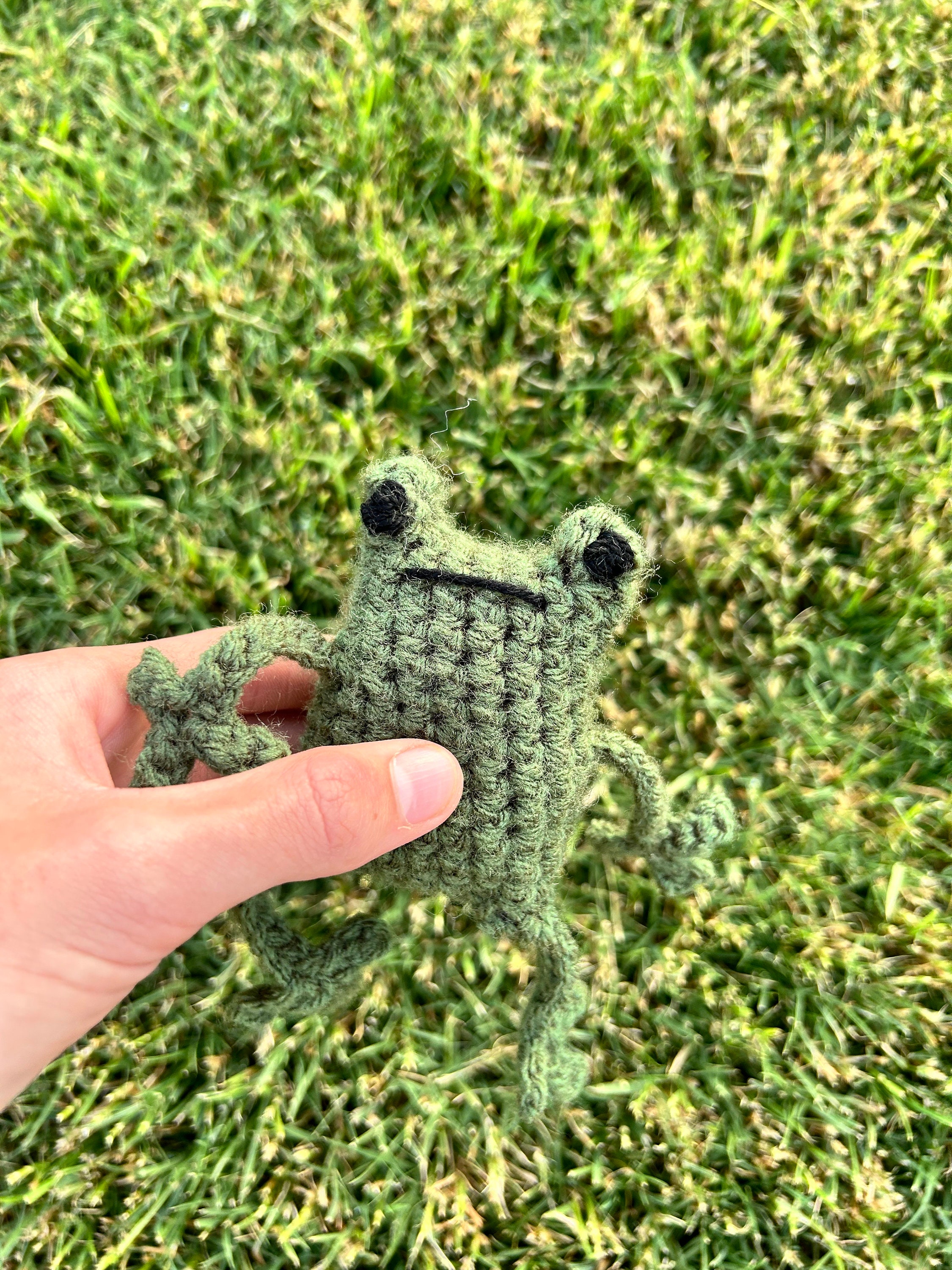 Leggy Froggy Crochet/amigurumi Leggy Frog - Etsy
