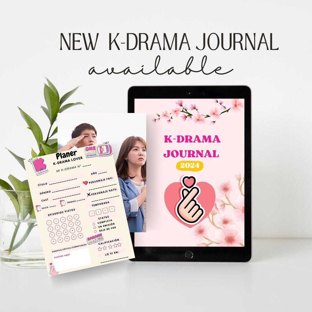 Agenda/digital Planner K-drama 2024 - Etsy