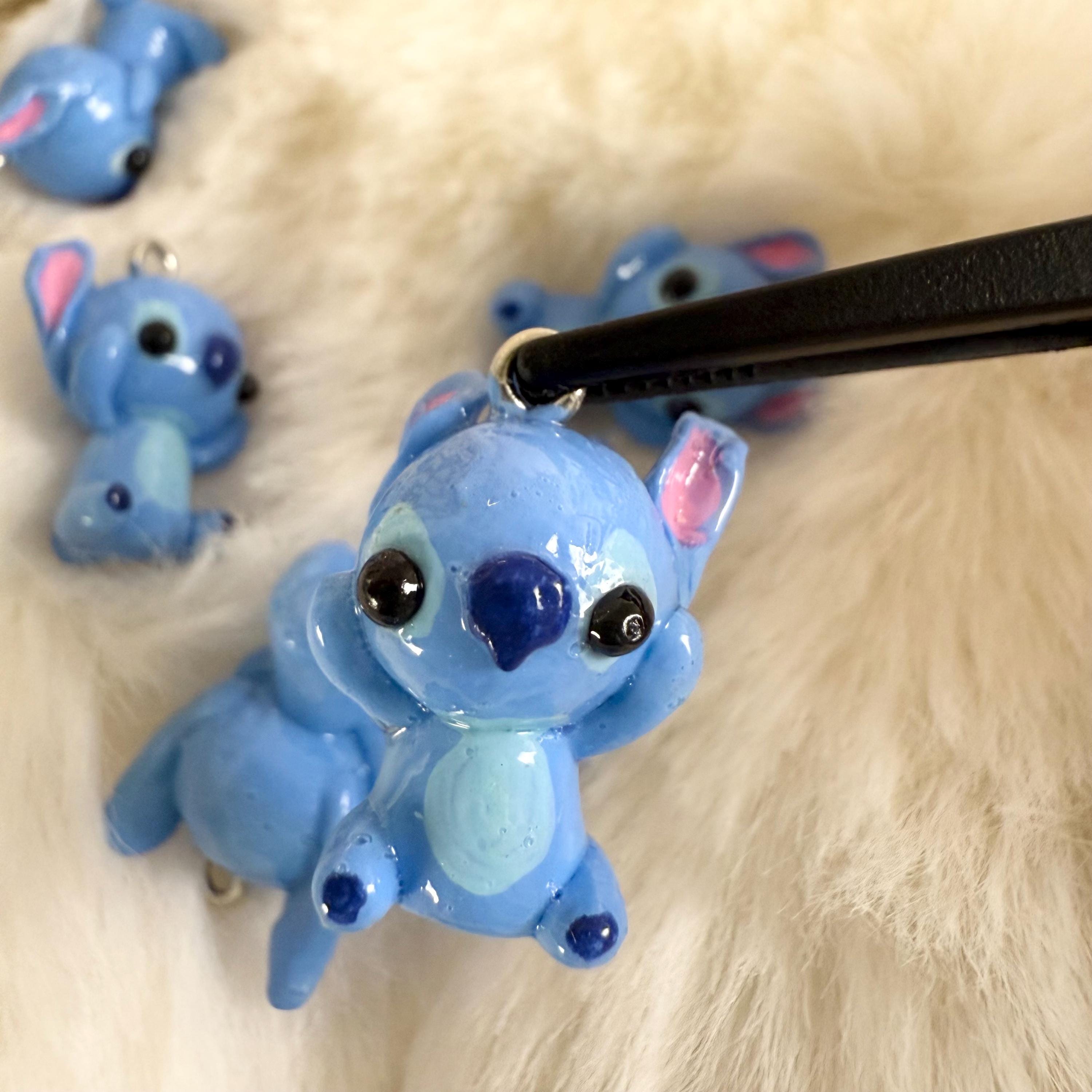 Stitch Polymer Clay Charms Keychains iPhone Strap - Etsy