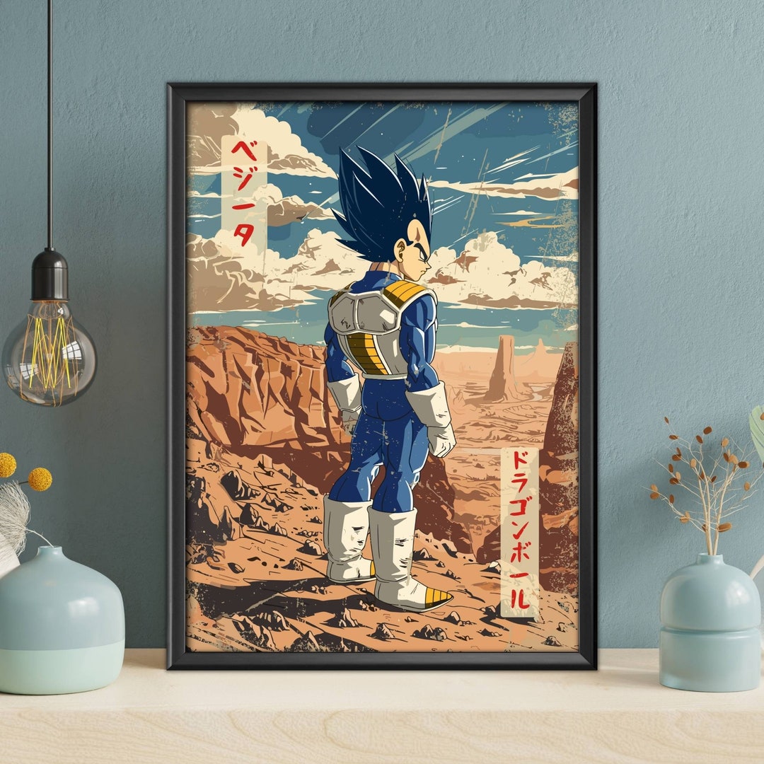 Vegeta, Dragon Ball Inspired by Poster: DBZ, Dragon Ball Z, Dragon Ball ...