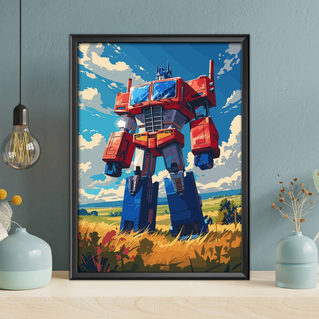 Optimus Prime Inspired by Poster: Transformers Poster, Autobot, Optimus ...