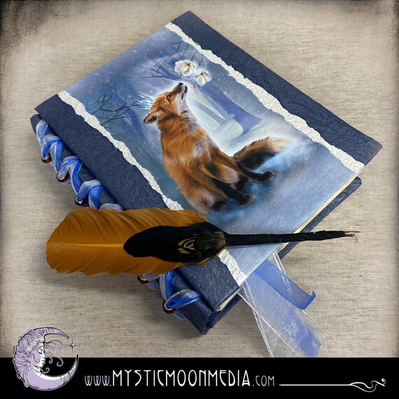 Fox Handmade Journal Extra Large Artist Gift for Wife Book - Etsy