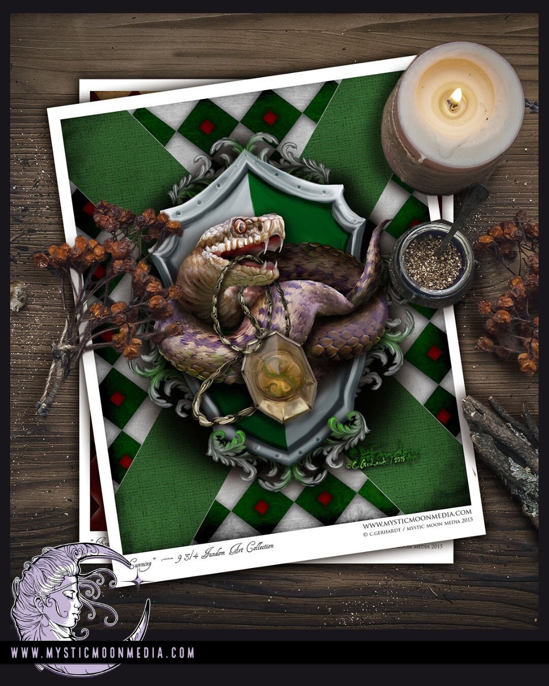 Cunning / Potter Gift Art / Snake /nerd Gifts / Nerdy /chosen One ...