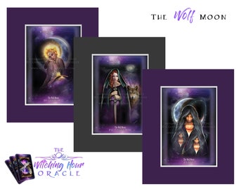 Let Go / Blood Moon / Art Prints / the Witching Hour Oracle / Wiccan ...