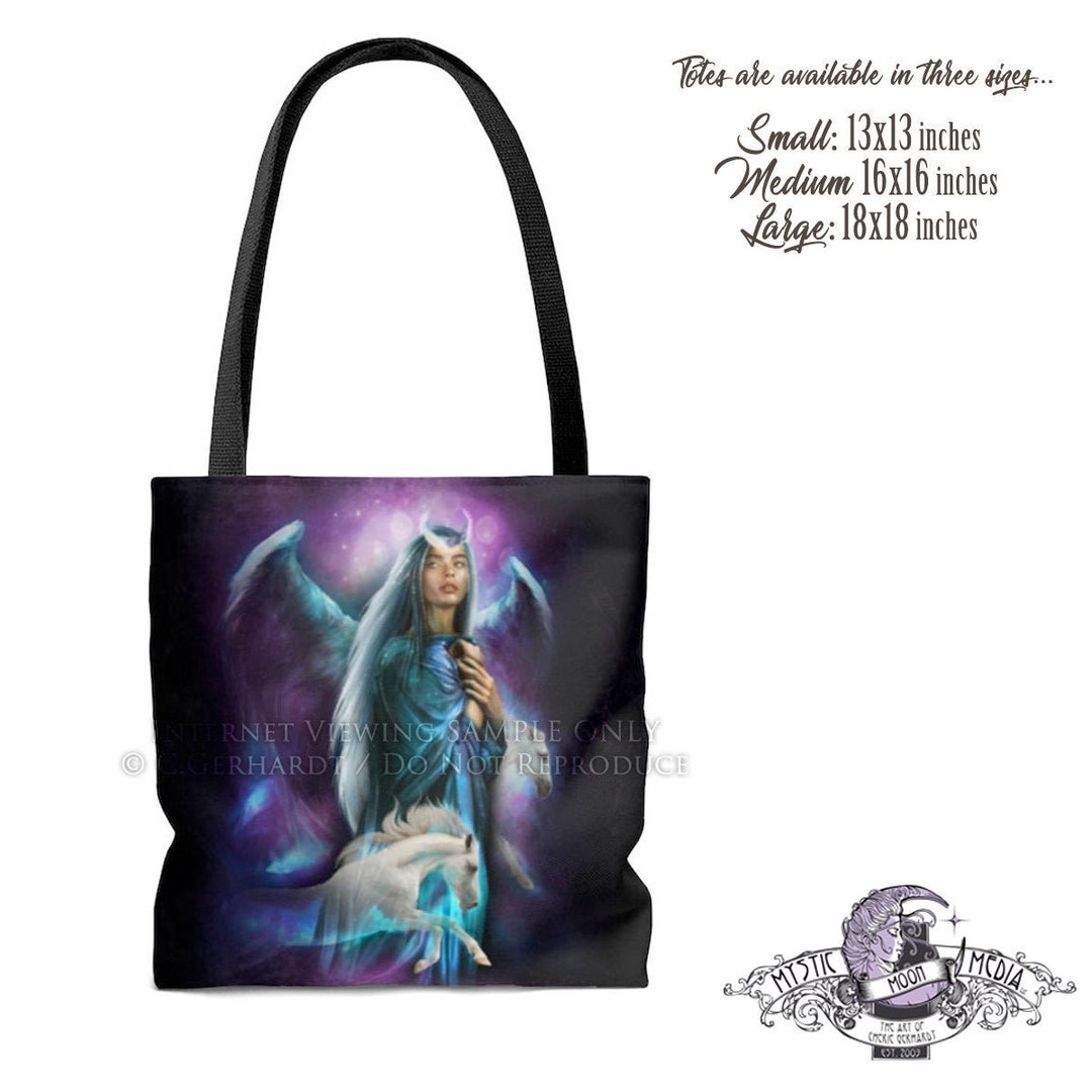 The Goddess Selene / Tote Bags for Women / Moon Goddess / - Etsy