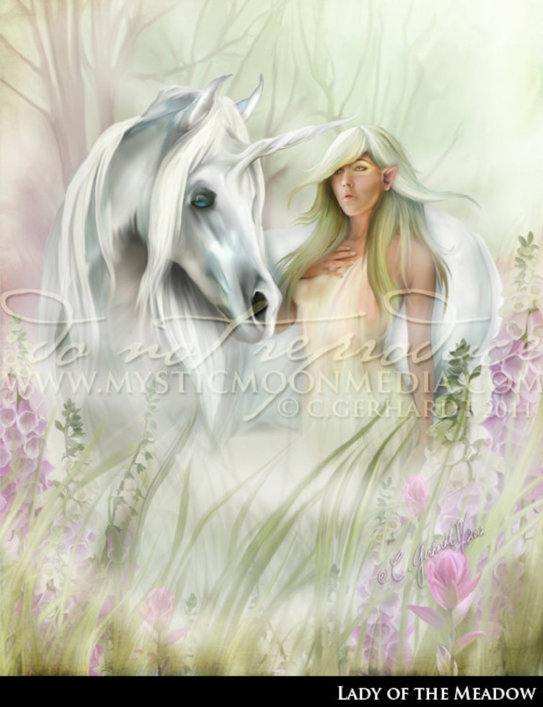 Lady of the Meadow / Nymph Art / Fantasy Art / Fantasy - Etsy