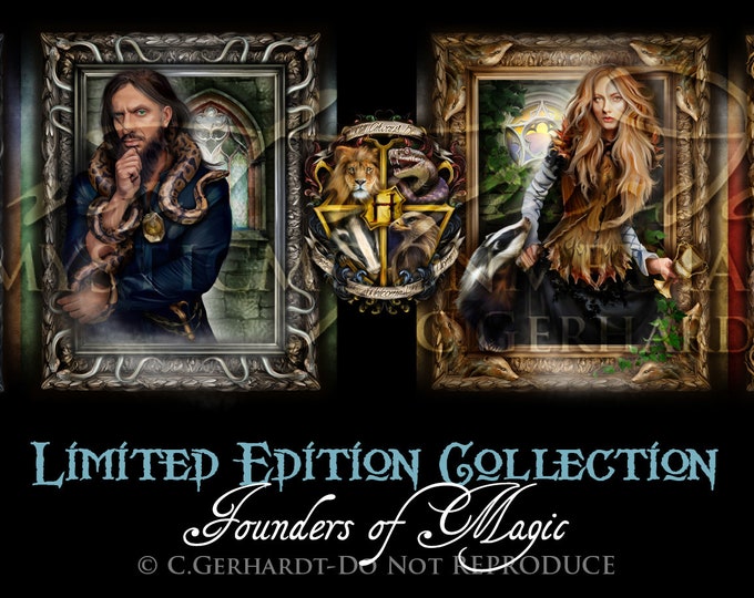 Limited Edition / Founders of Magic / Potter Gift Art / Nerd Gifts ...