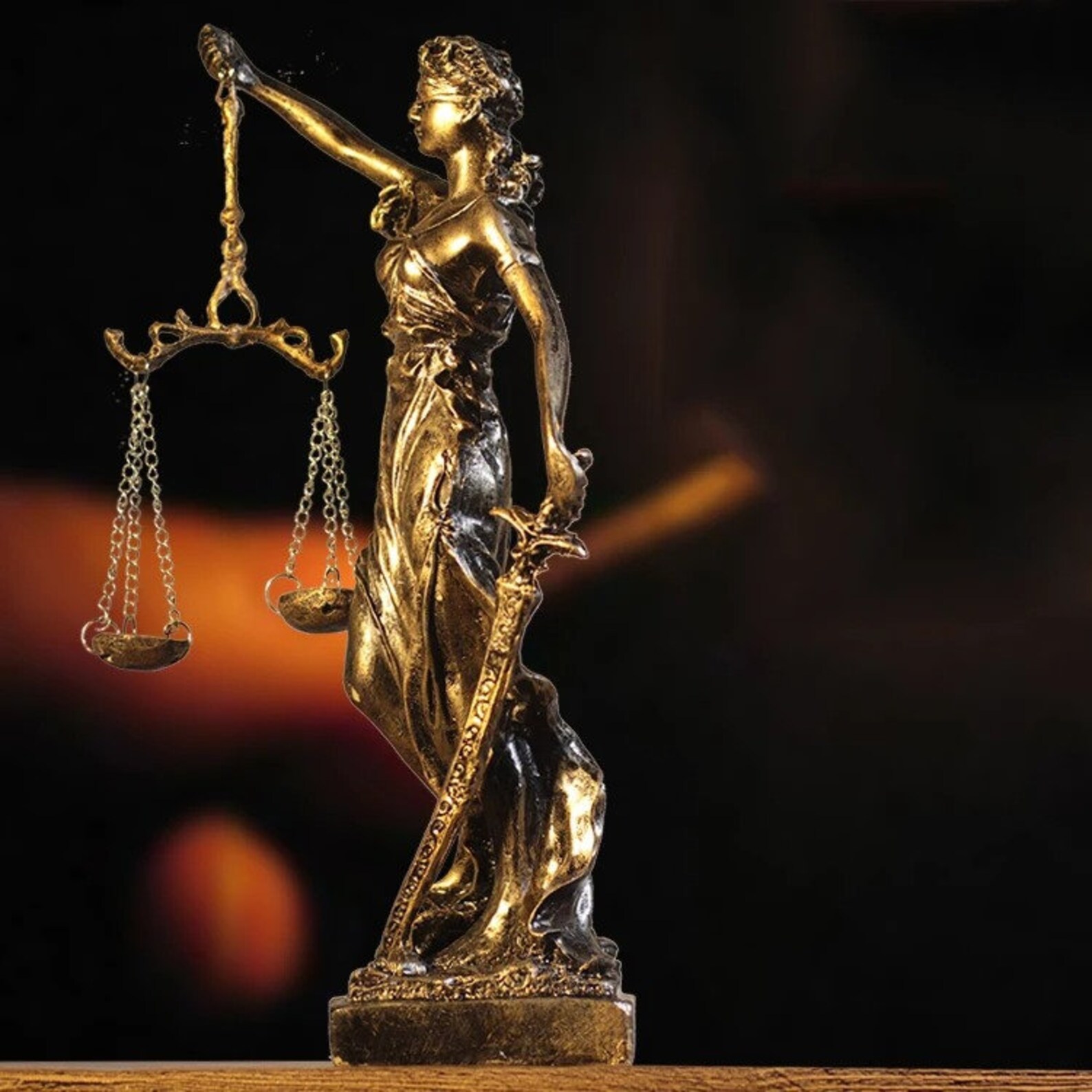 Greek Justice Goddess Statue Fair Angels Resin Sculpture Vintage Home ...