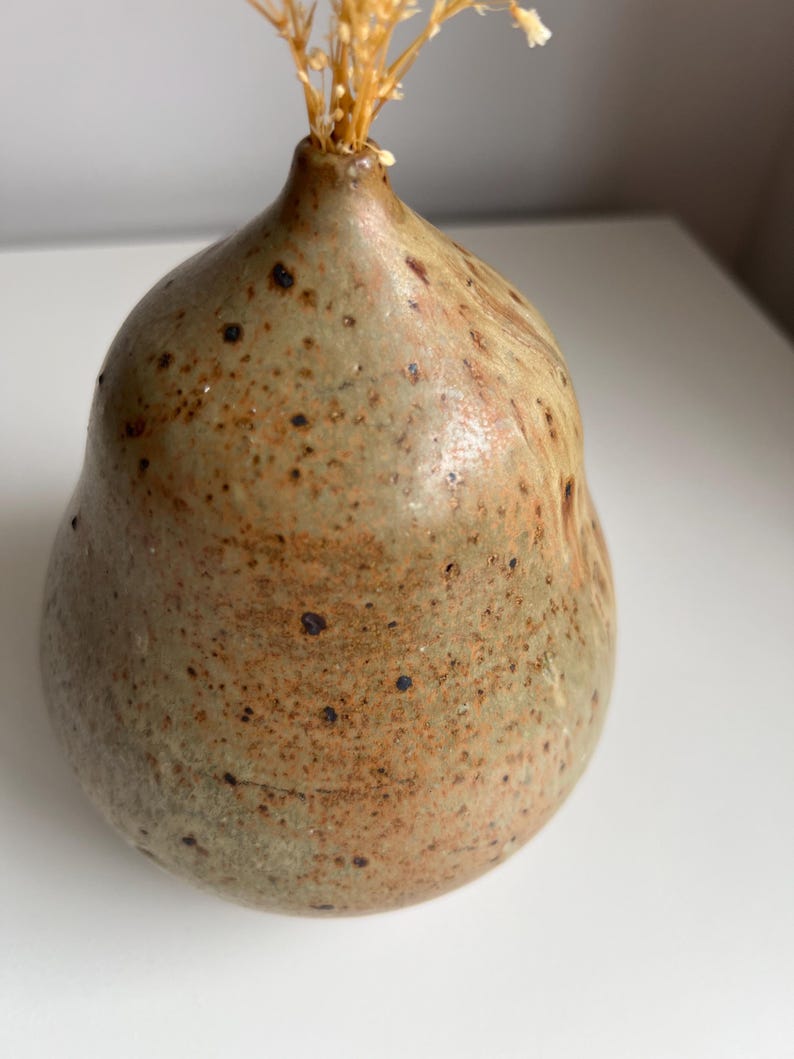 Vintage Studio Pottery Bud Vase - Signed Cain Pottery - Etsy