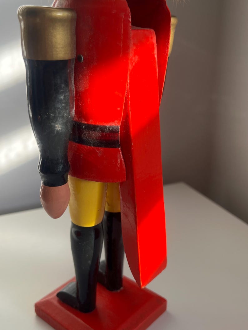 Authentic Vintage Erzgebirge Nutcracker - Traditional German Wooden ...