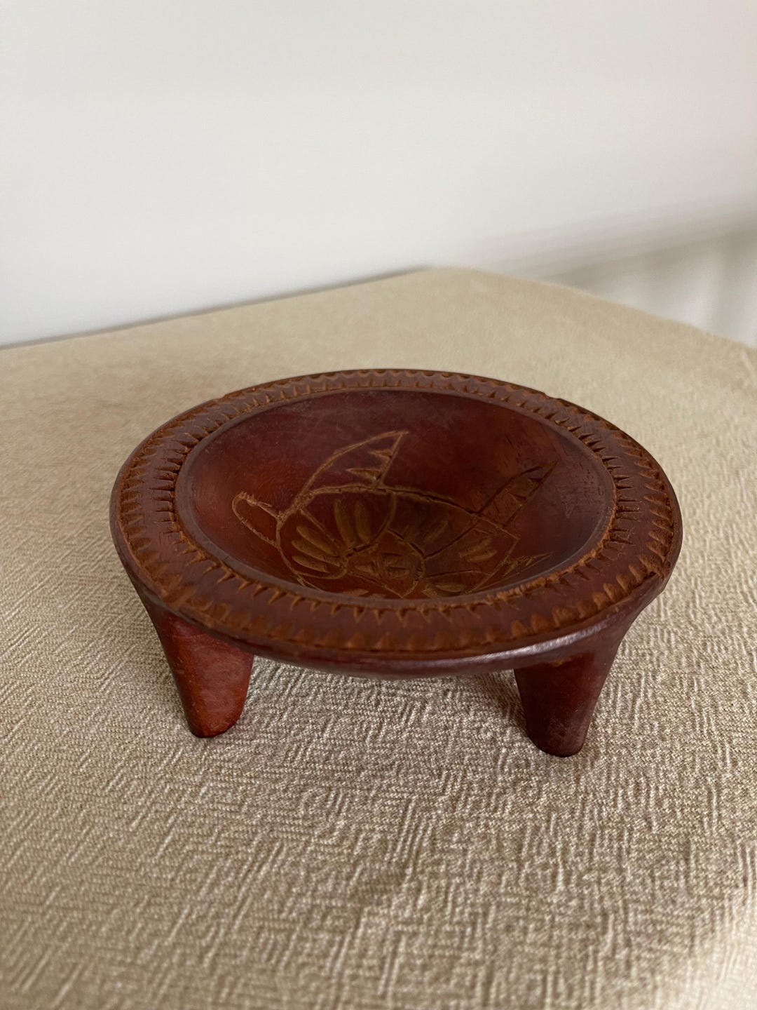 Vintage Handcarved Wood Kava Bowl With Turtle Motif - Etsy Australia