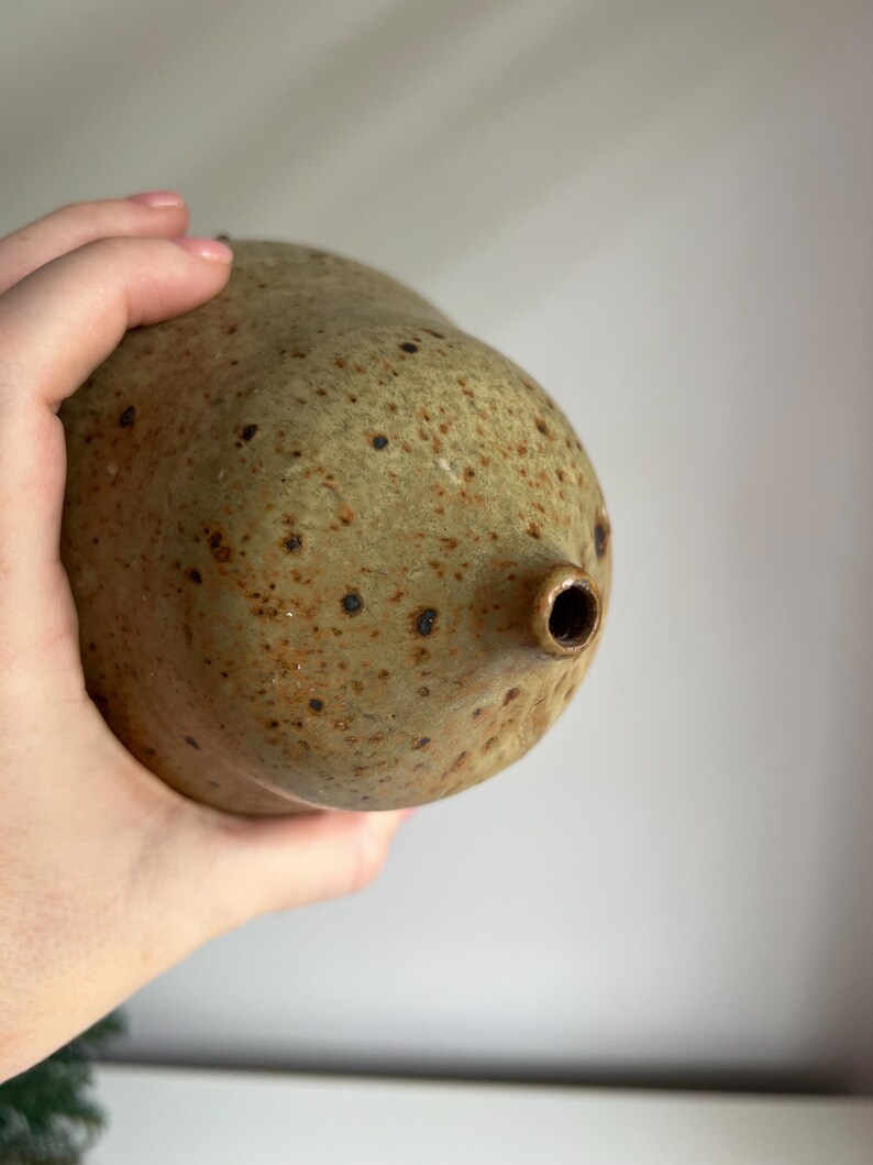 Vintage Studio Pottery Bud Vase - Signed Cain Pottery - Etsy