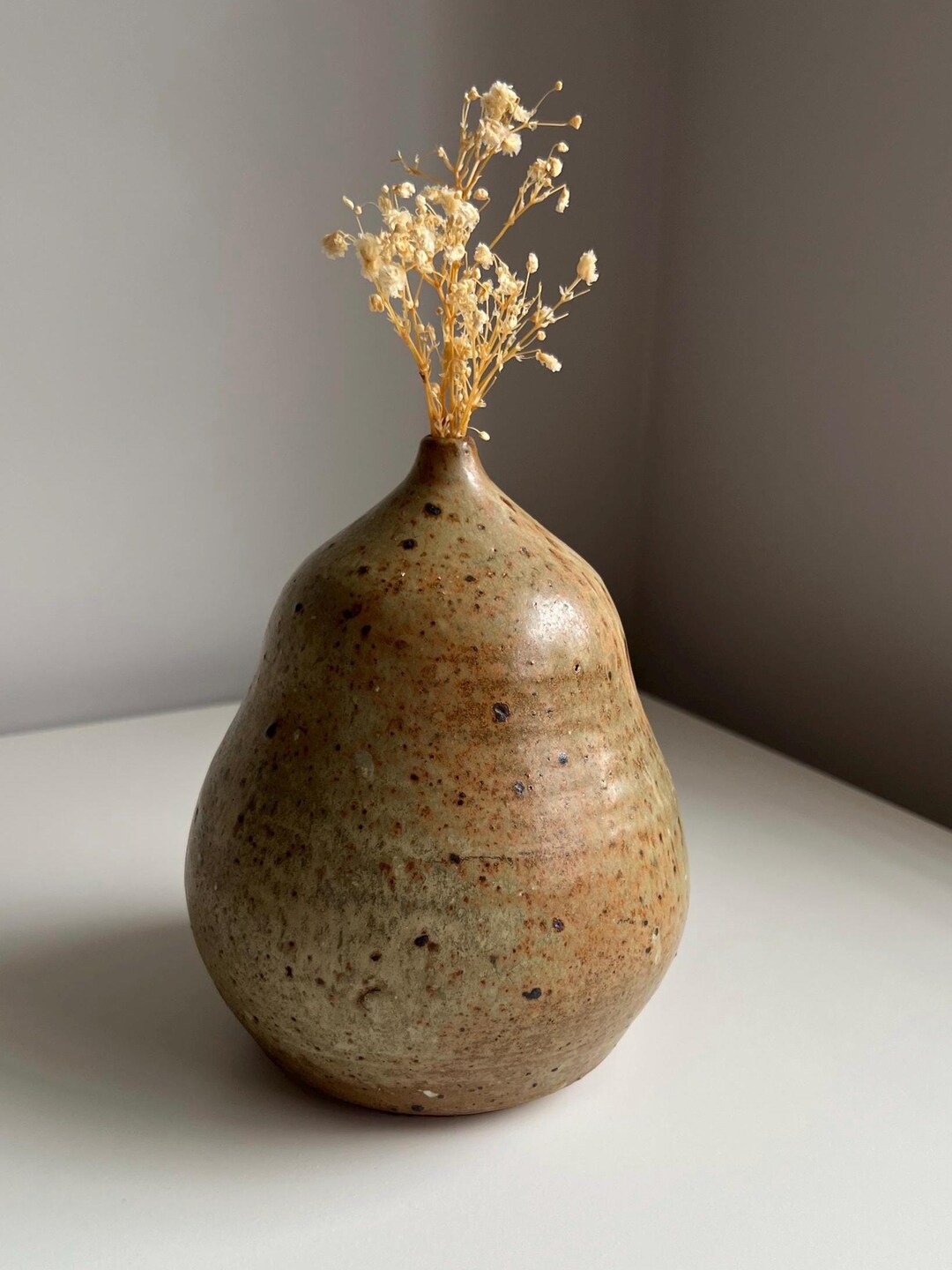 Vintage Studio Pottery Bud Vase - Signed Cain Pottery - Etsy