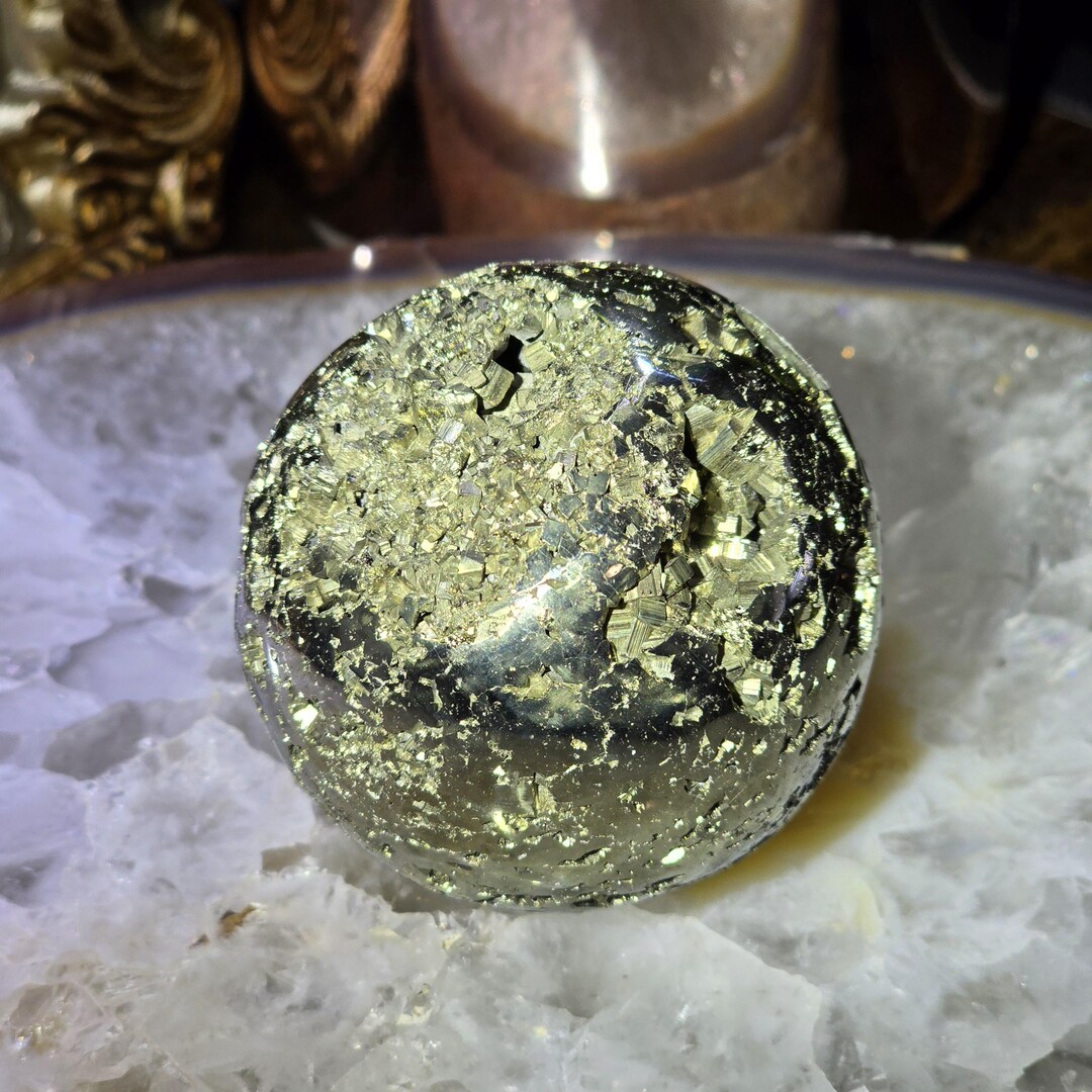 Chunky Peruvian Pyrite Sphere - 2.4 Inches / 61 Mm - Etsy