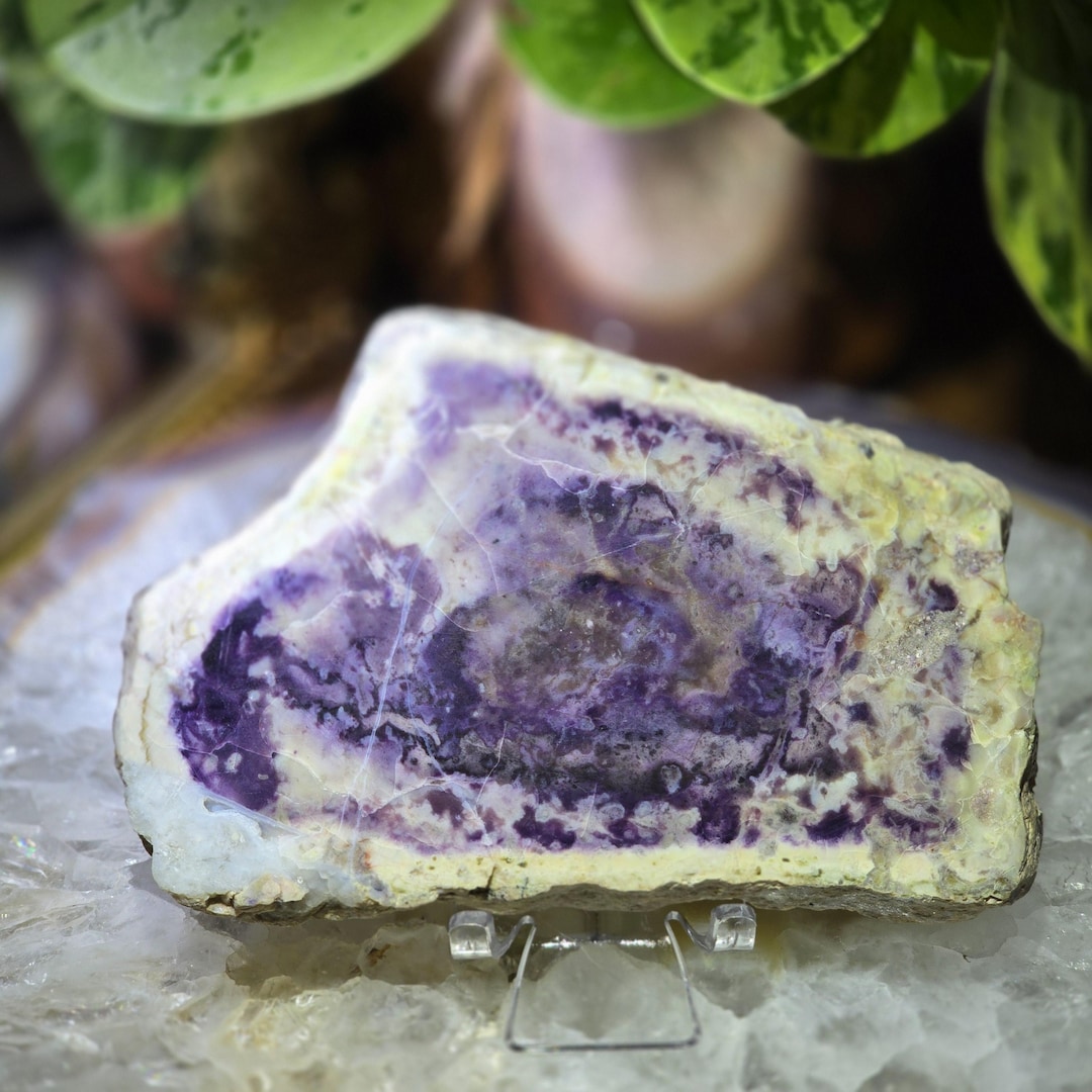 Vivid Tiffany Stone Slab / Opalized Fluorite From Utah - Etsy