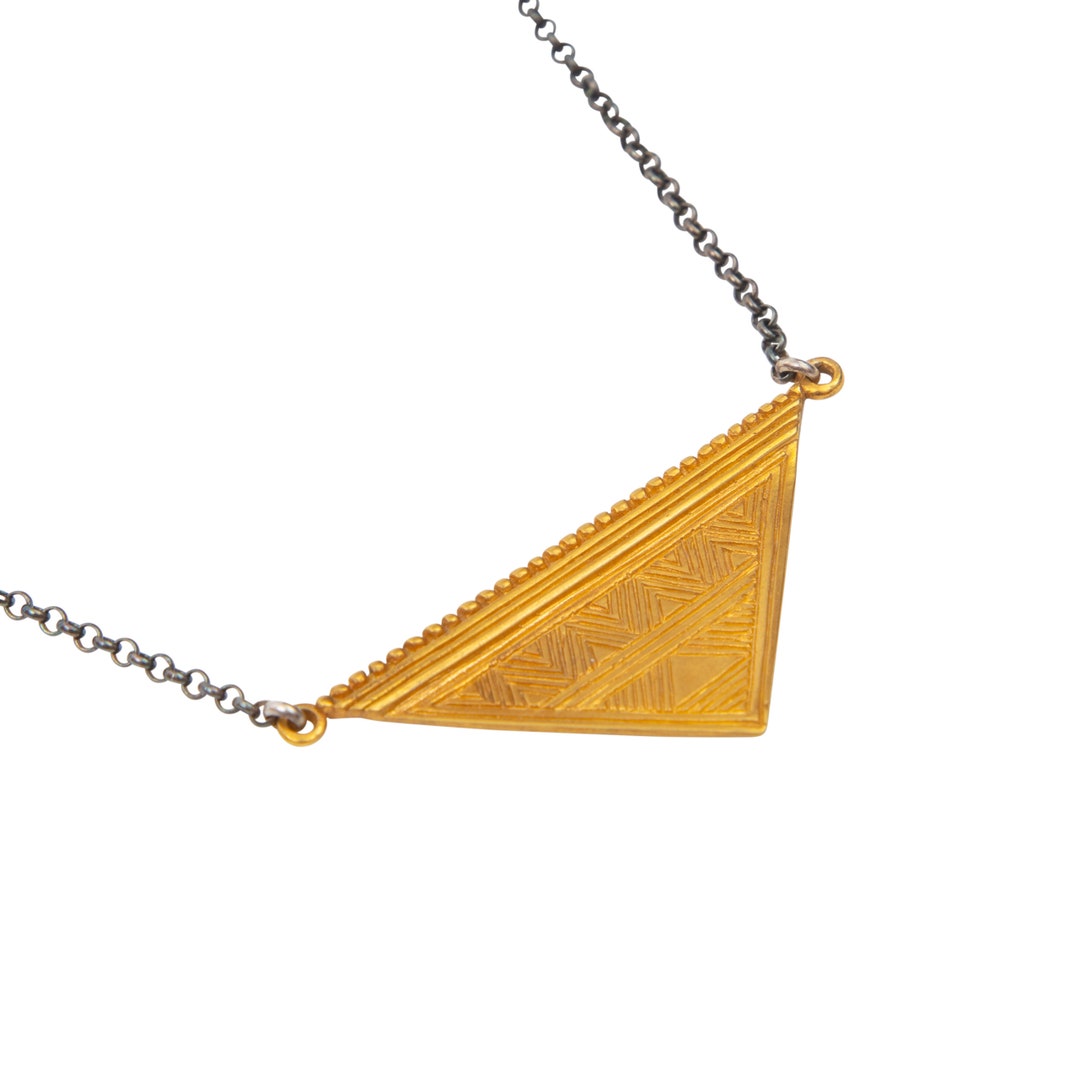 The Siren Necklace, Triangle Necklace - Etsy