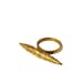 Hand Made Golden Bullet Ring Bullet Ring Bali Bullet Ring - Etsy