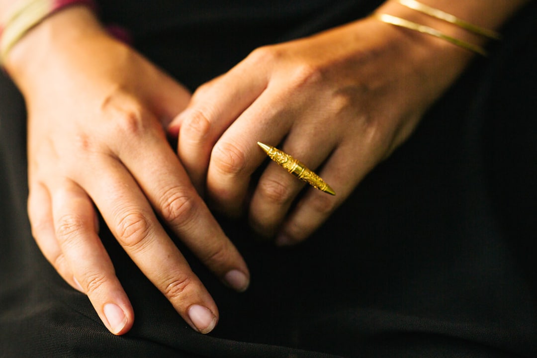 Hand Made Golden Bullet Ring, Bullet Ring, Bali Bullet Ring - Etsy