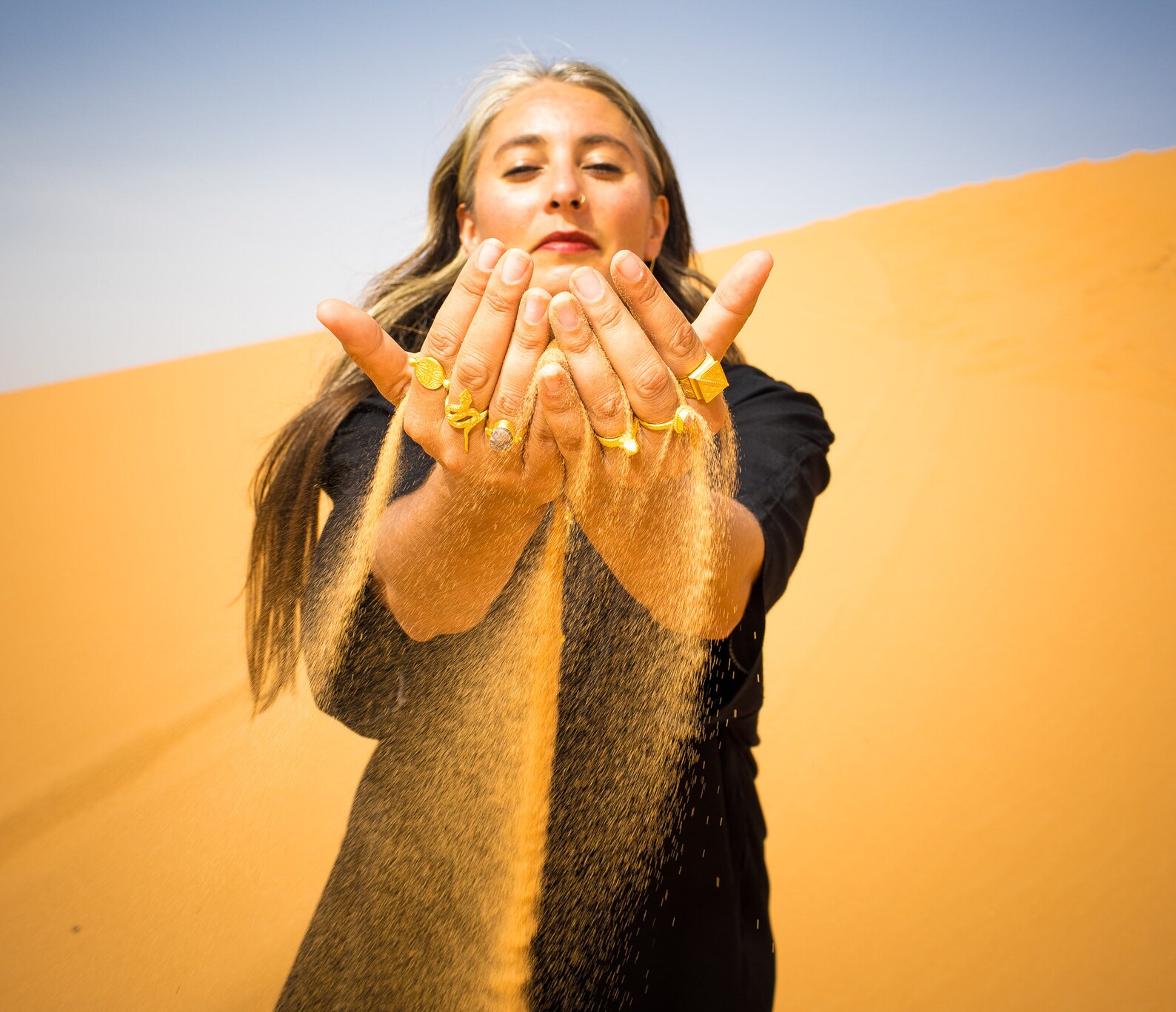 African Gold Square Ring, Carved Gold Square Ring, Tribal Gold Square ...