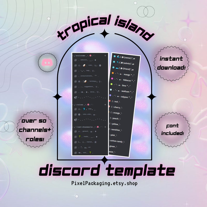 Discord Server Template - Etsy