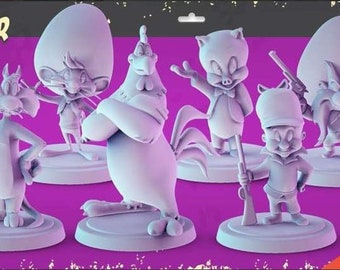 Acme Characters Figures 3d Printable Stl File - Etsy