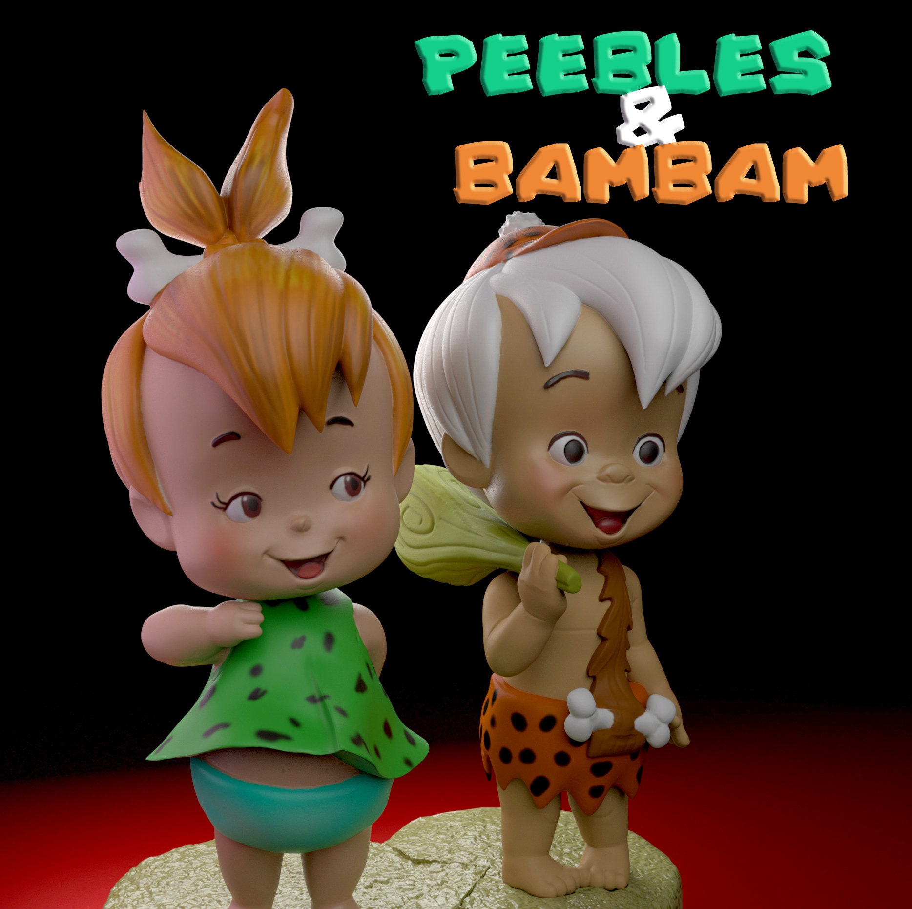 3D Figures of Famous Cartoon Characters , 3D Printer Stl Files - Etsy