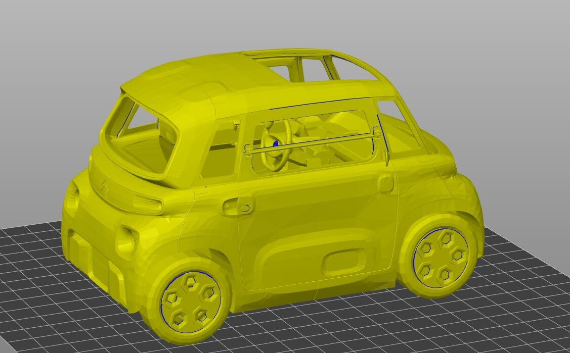 Citroen Ami 3D Stl File - Etsy