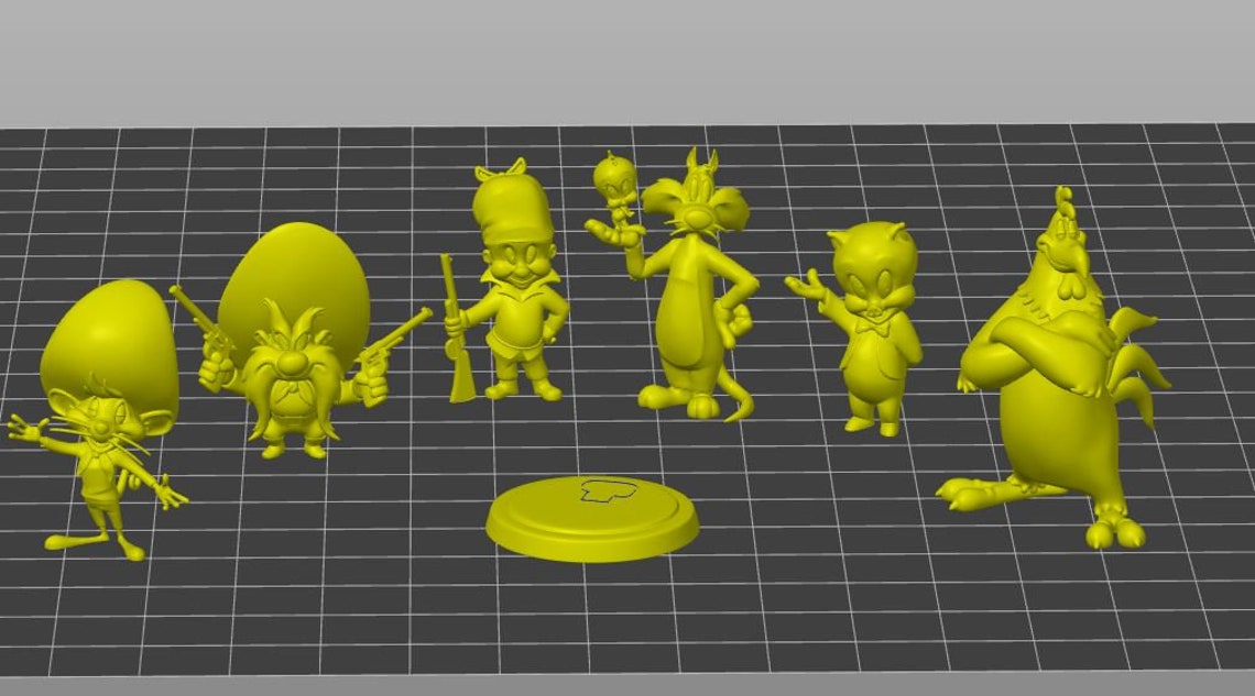 Acme Characters Figures - 2 3d Printable Stl File - Etsy