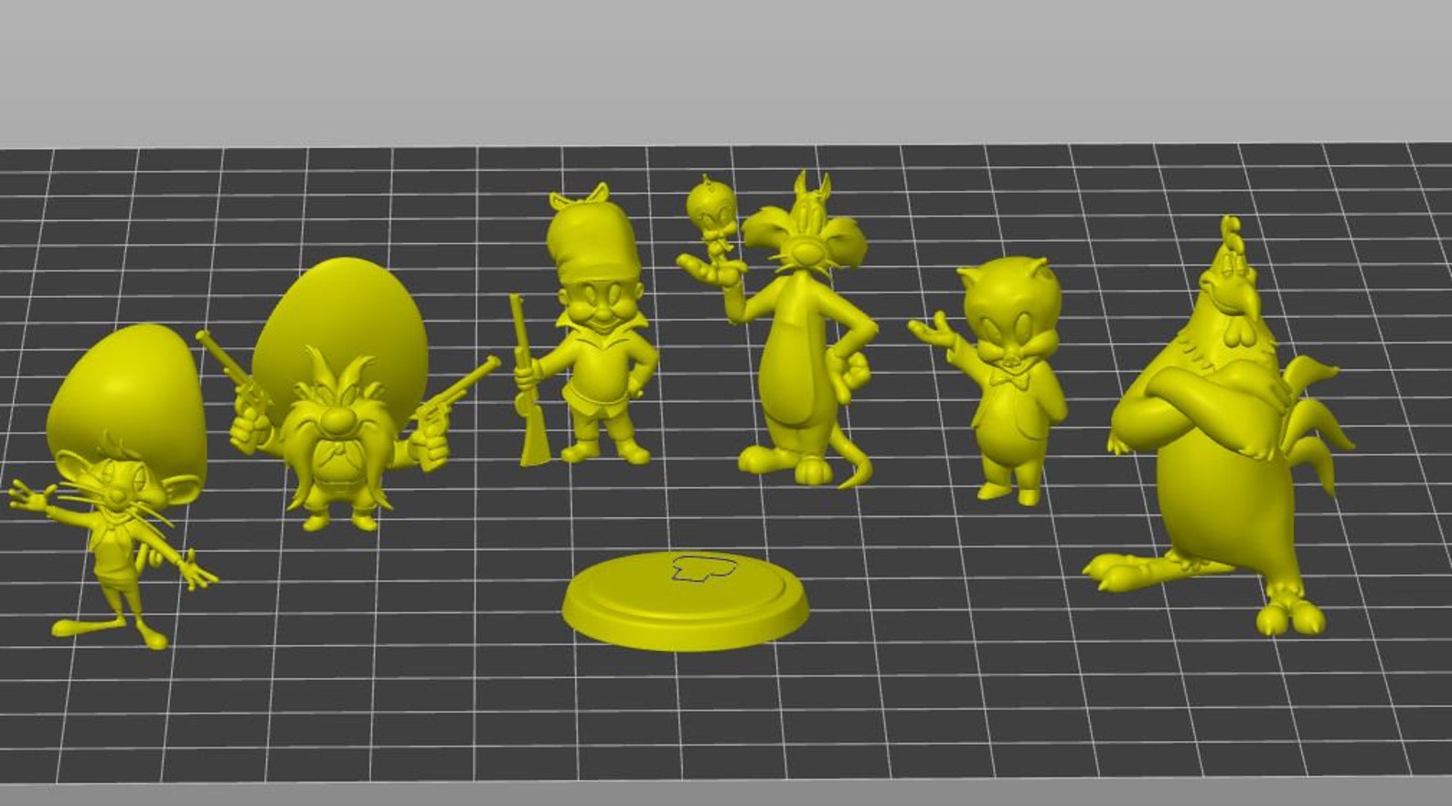 Acme Characters Figures - 2 3d Printable Stl File - Etsy