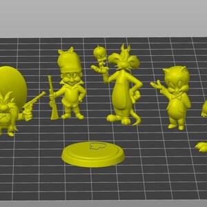 Acme Characters Figures - 2 3d Printable Stl File - Etsy