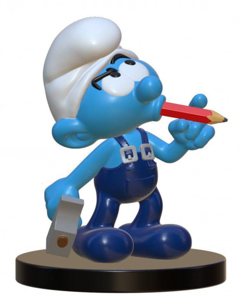 Smurf Village 3D Printable Files, Detailed STL (digital Download) - Etsy