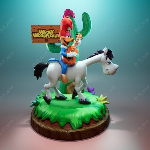 3D Figures of Famous Cartoon Characters , 3D Printer Stl Files - Etsy